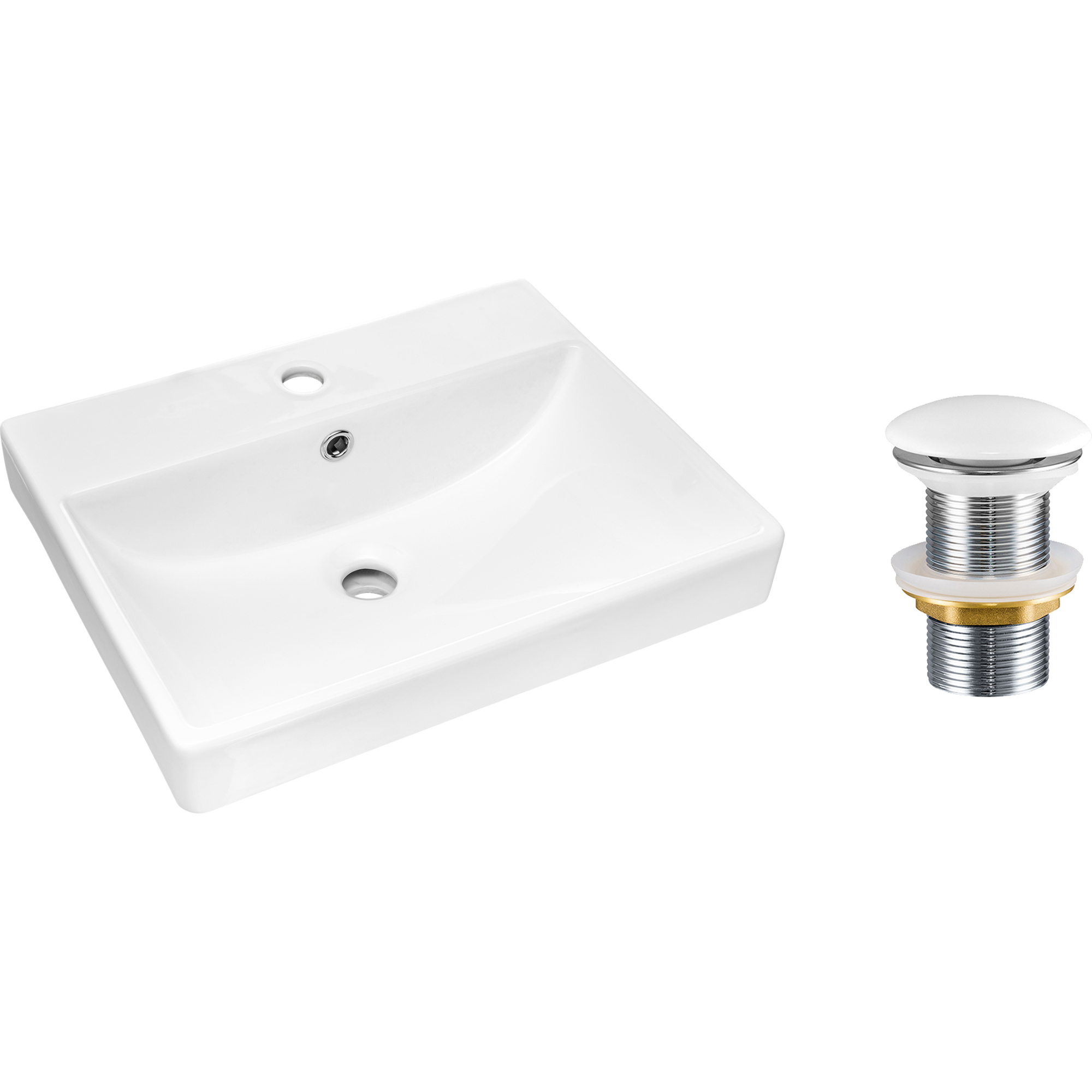 Umywalka RITA 60 cm z korkiem CLICK-CLACK | i-MEBLE.eu